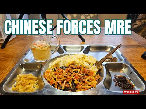 Chinese Special Forces military ration menu 1 | combat mre review - YouTube