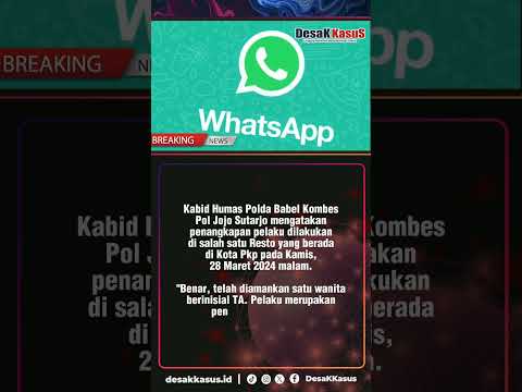 Ditreskrimsus Polda Babel Amankan Pelaku Praktik Prostitusi Online Via Whatsapp Di Pangkalpinang