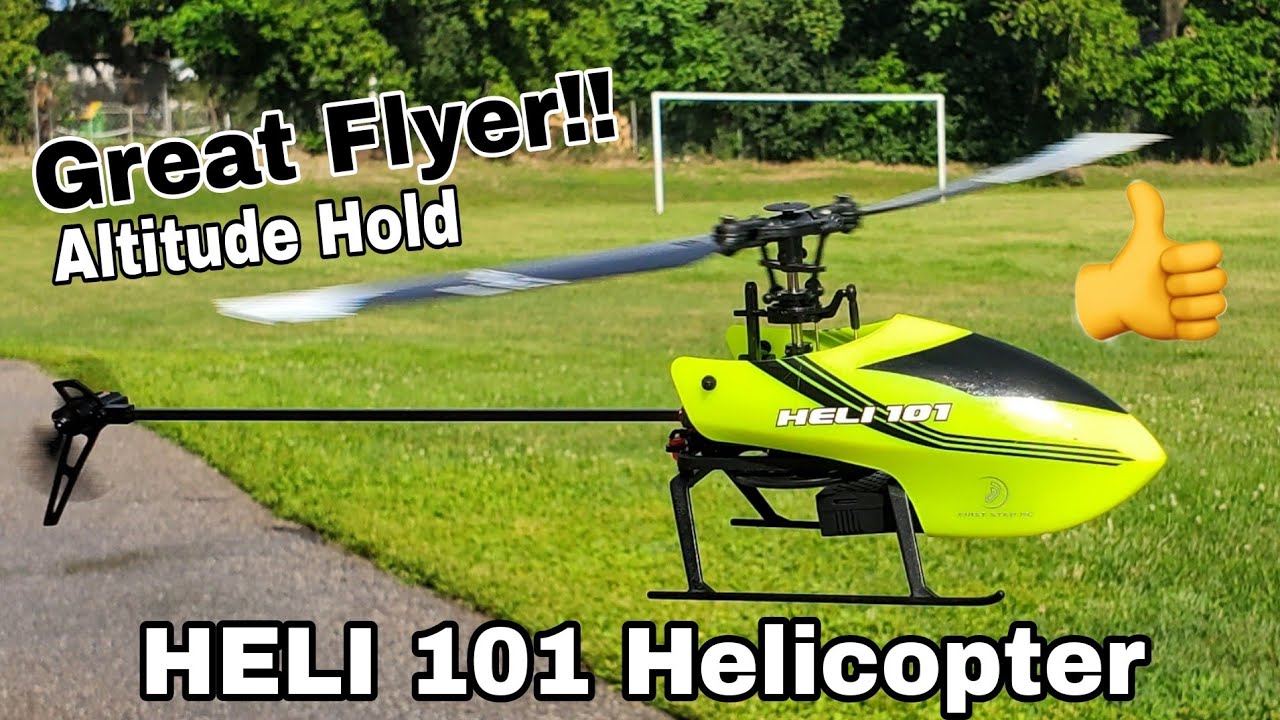 Heli 101 Helicopter - Crazy Fast, Easy to Fly (Altitude Hold) - YouTube
