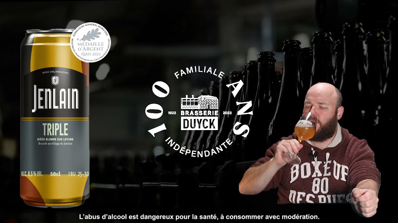 A 30 IBU triple from French Flanders - Jenlain Triple (Brasserie Duyck ...