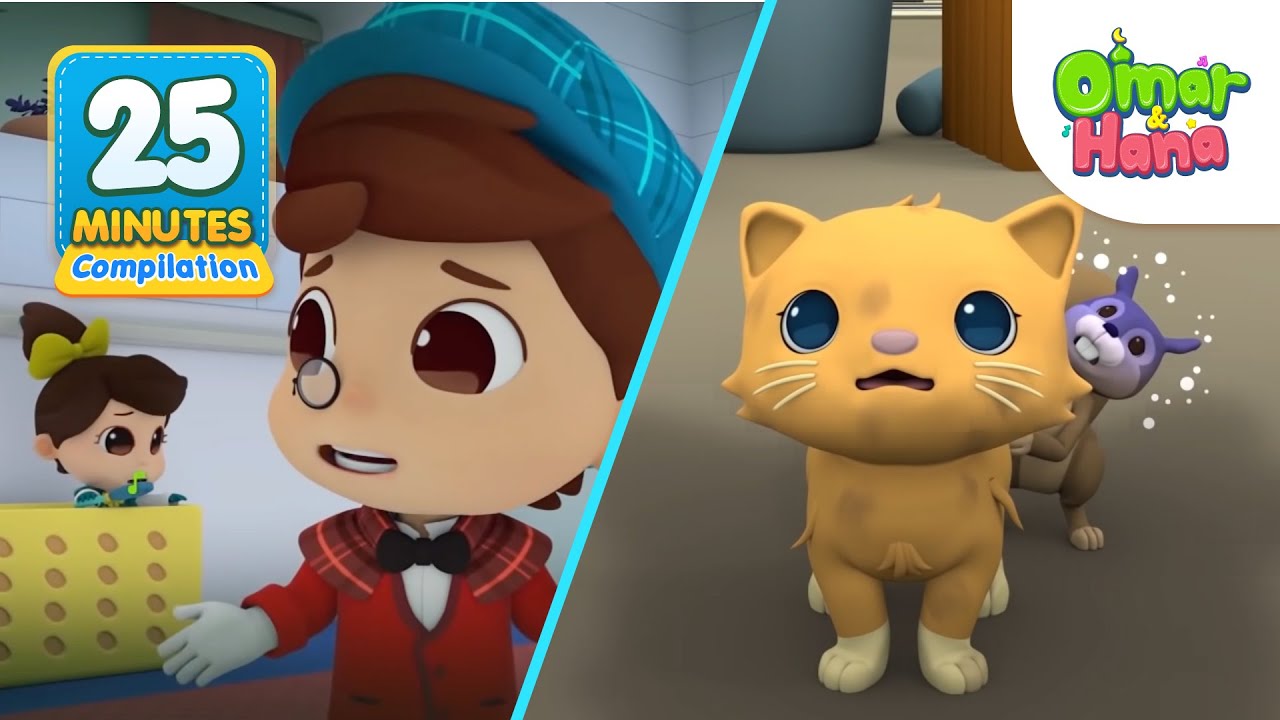 Omar & Hana 25 Minutes Compilation (NEW) | Islamic Series & Songs For ...