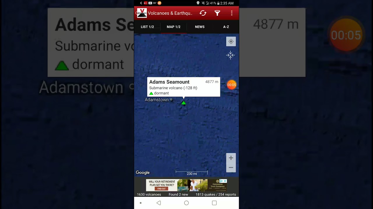 Featured Volcano of the Day: 26-12-19 Adams Seamount, Pitcairn Islands ...