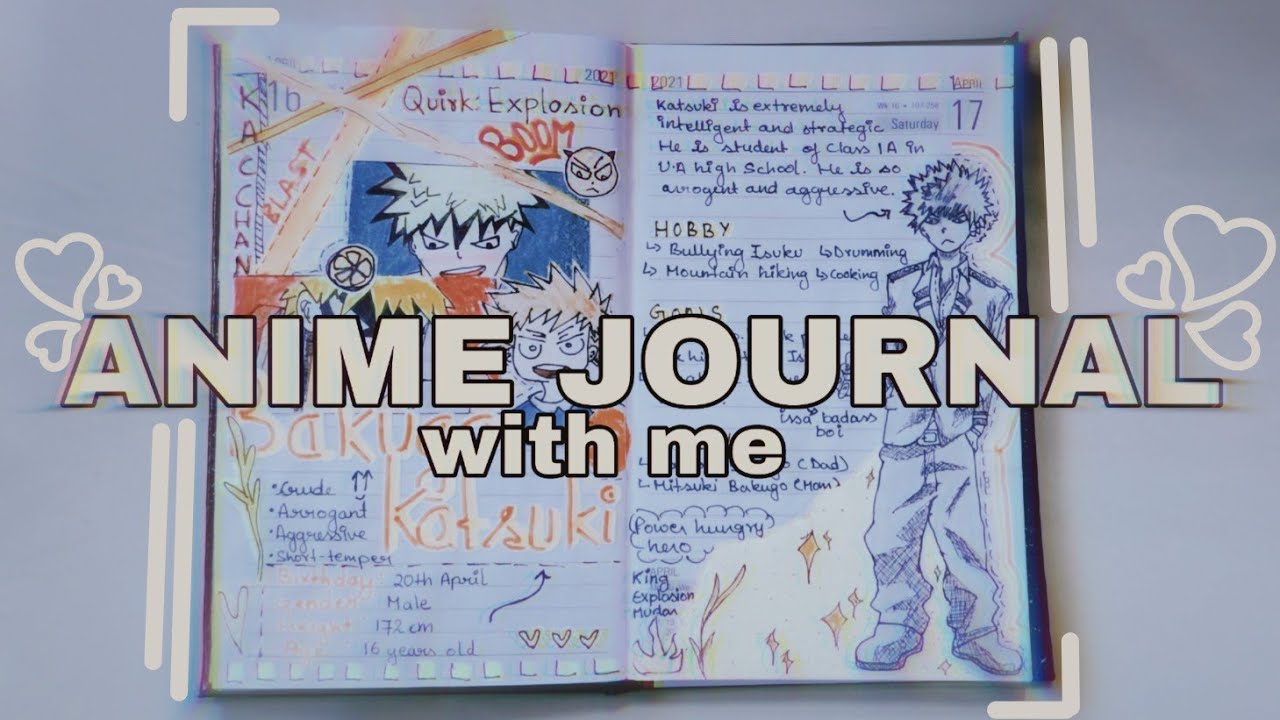 ANIME JOURNAL w/me || Bakugo katsuki || Part 2 || - YouTube