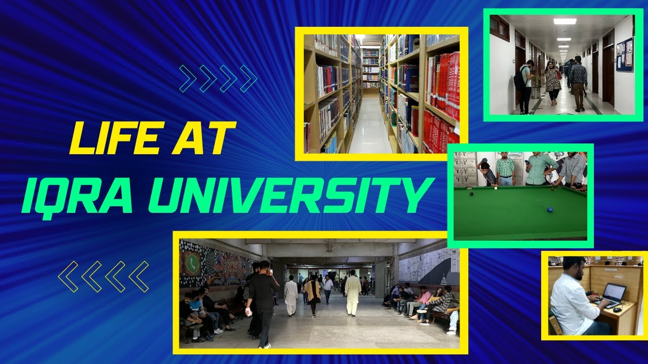 Life at Iqra University | Main Campus | EDC | Karachi - YouTube