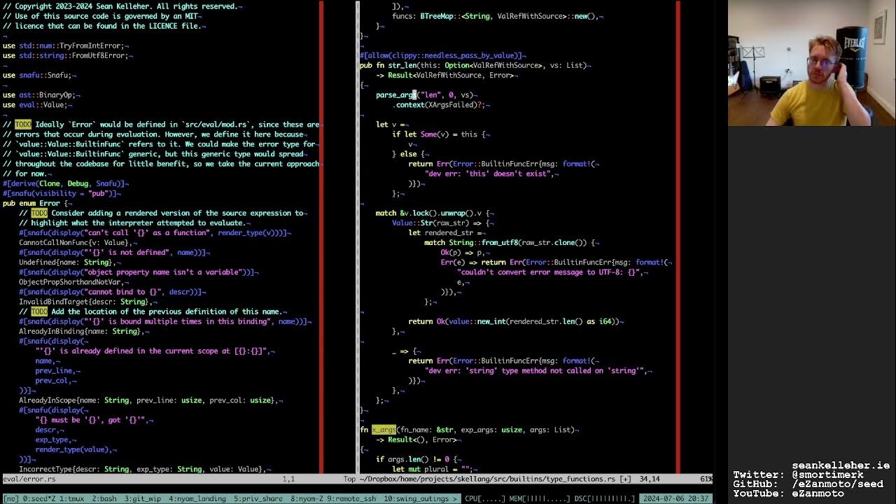 Writing a Programming Language - 06/07/2024 - YouTube