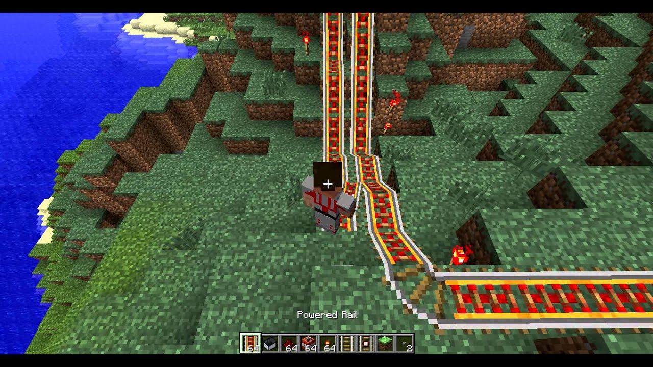 Minecraft - Death Rollercoaster - YouTube