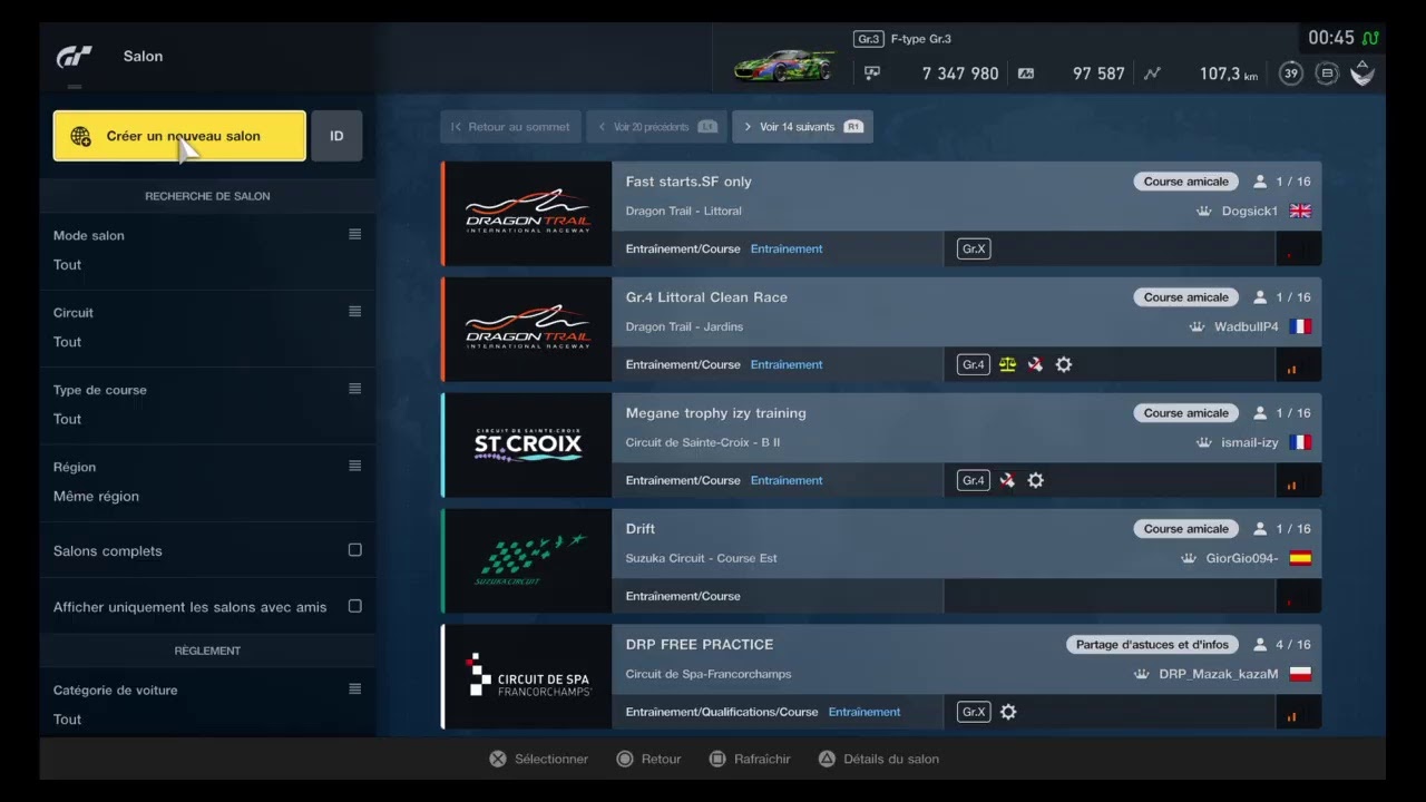 Gt sport: GRT exhibition race - YouTube
