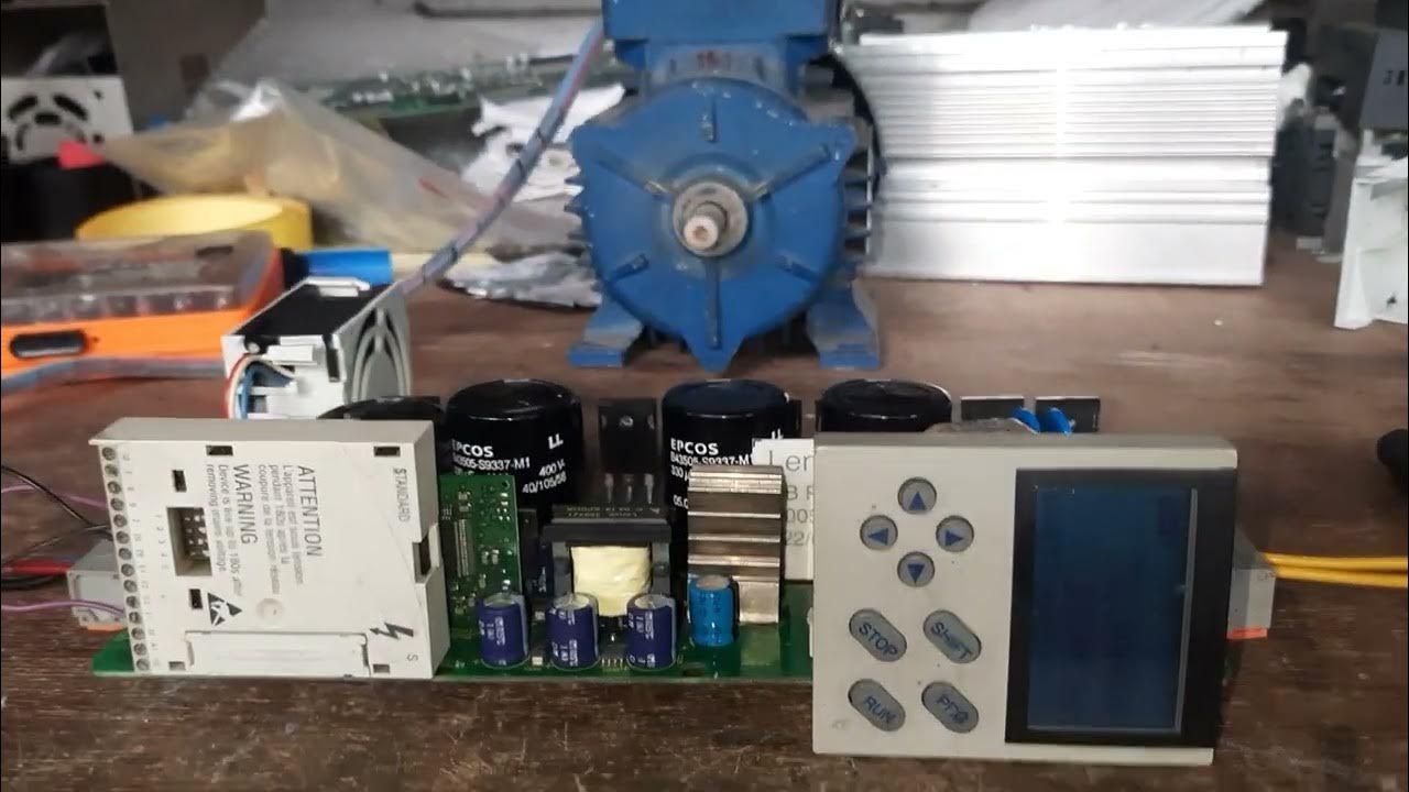repair Lenze e82ev222_2c - vector 8200 - Test Runn Ok - YouTube