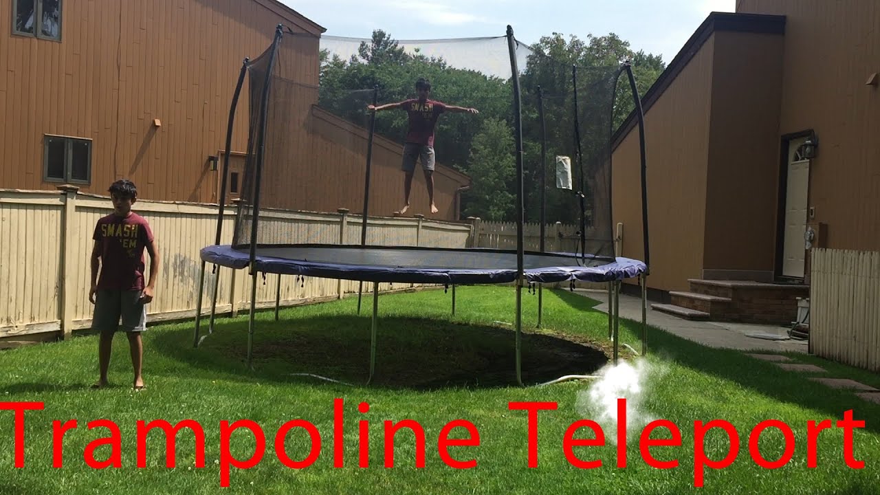 The Trampoline Teleport (Premiere Elements) - YouTube