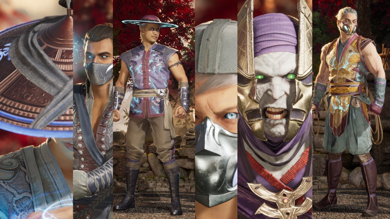 ALL NEW SEASON 5 RAIDEN SKINS IN MK1 - YouTube