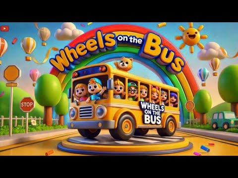 Wheels On The Bus /Cartoon Valley/ Nursery Rhymes & Kids Song