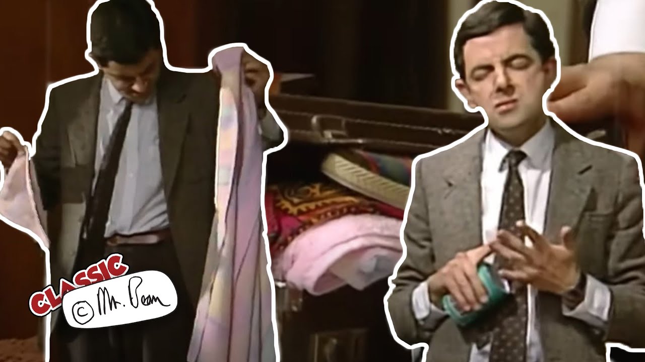 Packing the Essentials with Mr Bean: Beans, Beach Towel | Mr Bean Funny ...