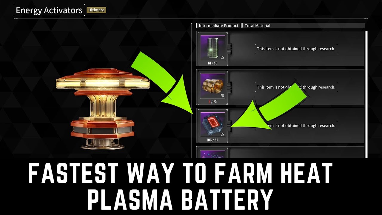 FASTEST WAY TO FARM HEAT PLASMA BATTERY | THE FIRST DESCENDANT - YouTube