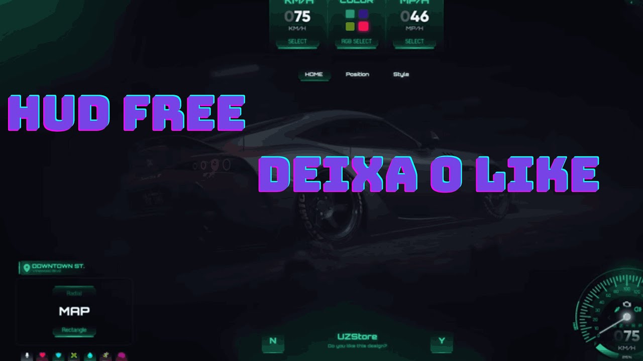 Fivem Script | Hud v2 | [QBCore, ESX] FREE #QBCore #fivemscript - YouTube