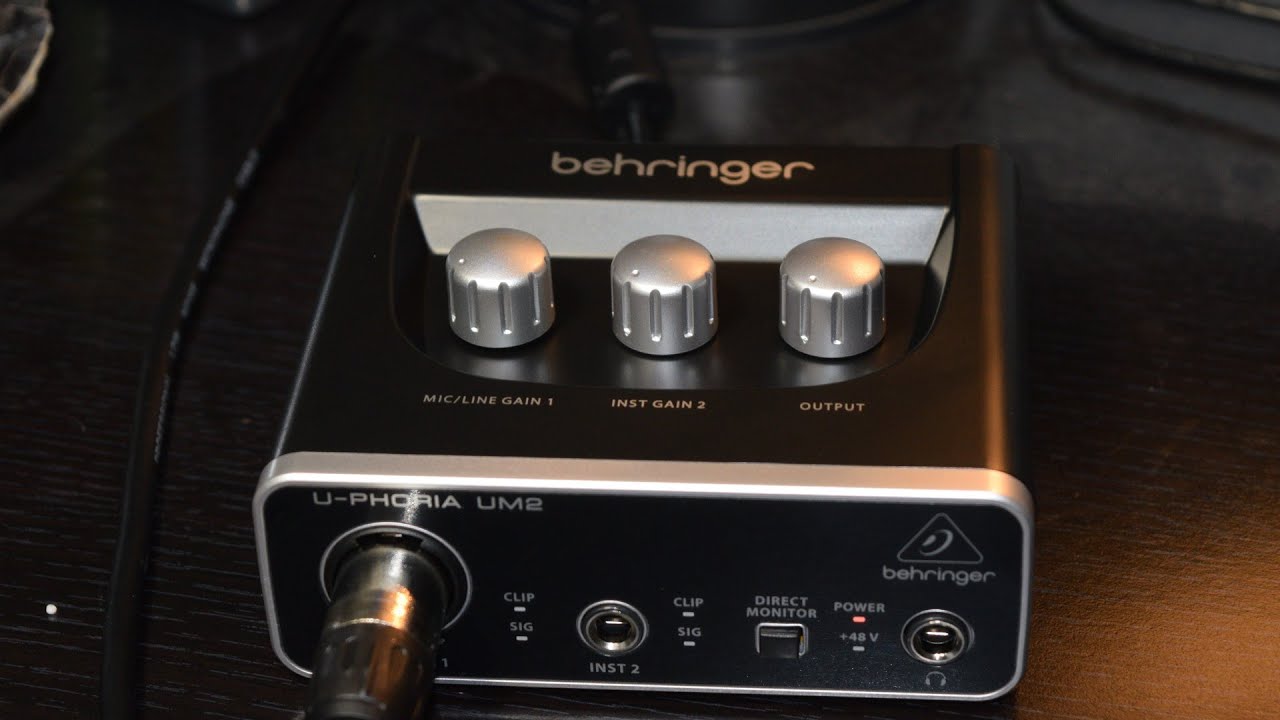 Behringer U PHORIA UM2 - YouTube