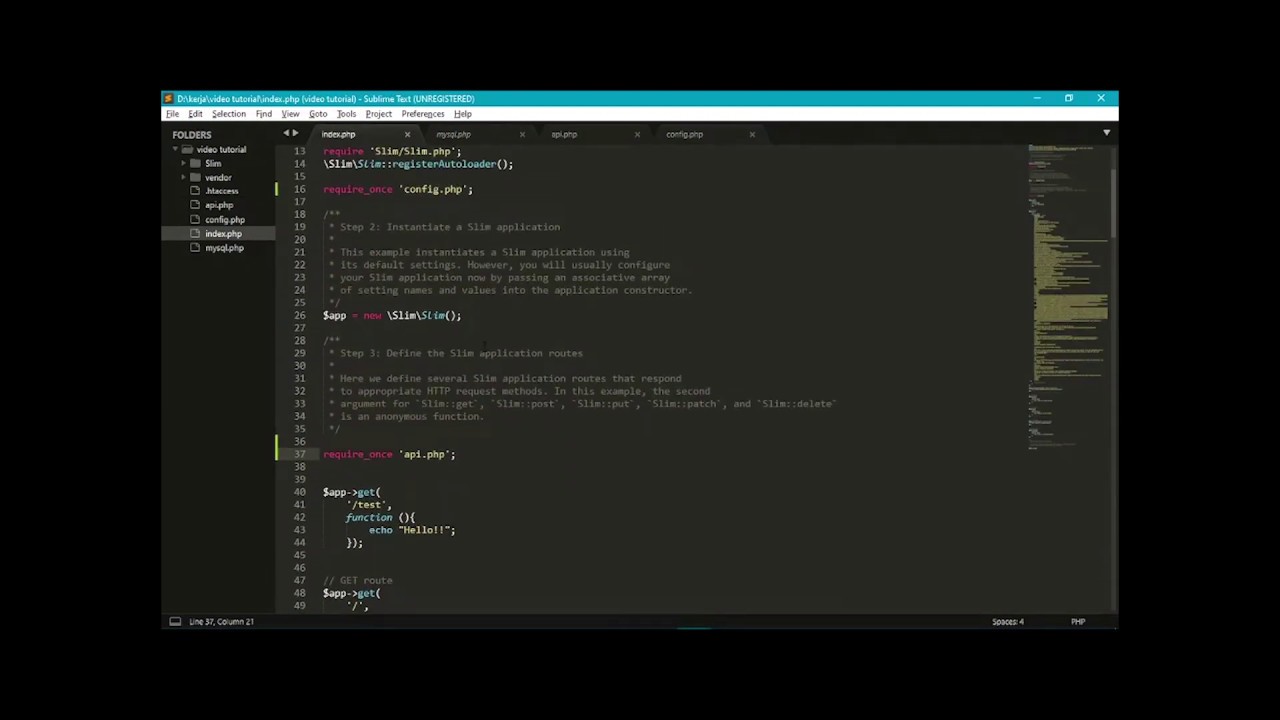 Tutorial Pembuatan API Menggunakan Slim Framework [PART 1] | Plexus ...