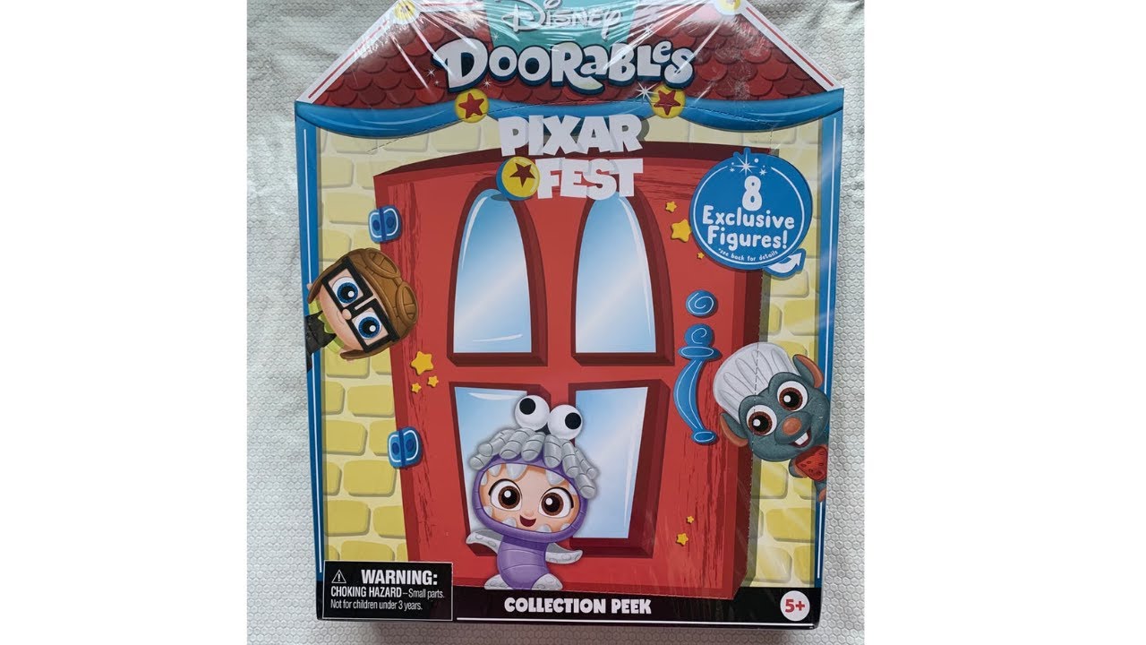 Disney doorable pixar fest unboxing + code - YouTube
