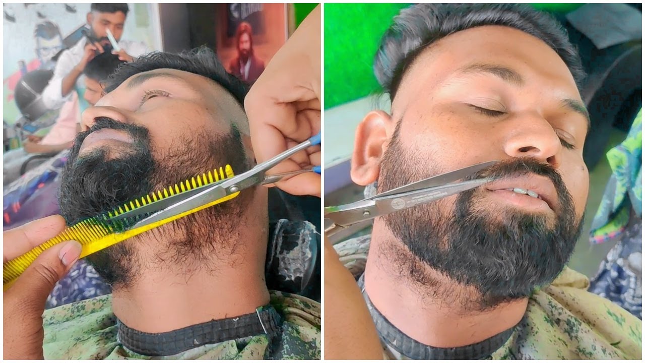 Suave Short Beard Look Set with Trim Step by Step Tutorial Video - YouTube