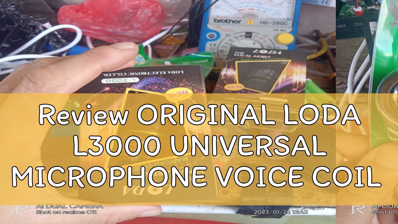 Review ORIGINAL LODA L3000 UNIVERSAL MICROPHONE VOICE COIL - YouTube