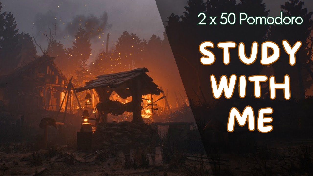 Study With Me | Medieval Village | Autumn Folk Music | 2x50 50/5 ...