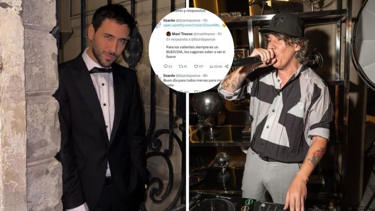 Maxi Trusso y Lizardo Ponce se cruzaron: "Para los valientes siempre es ...