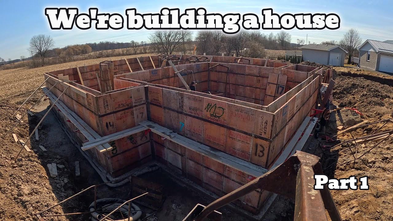 Building a house part 1 - YouTube