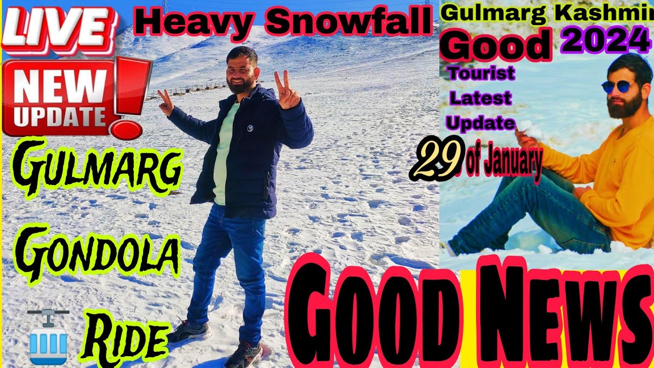 Live🔴 Heavy Snowfall in Gulmarg Kashmir | gulmarg today | gulmarg ...