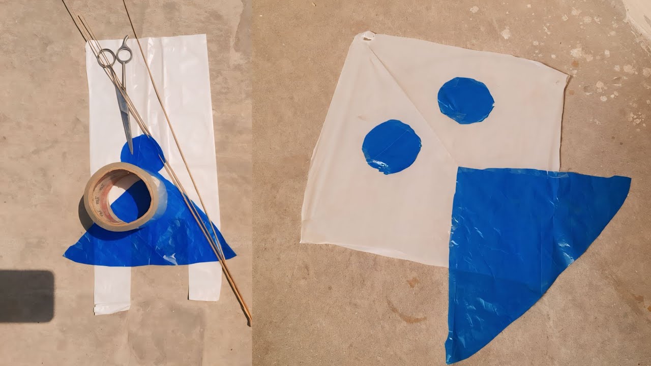 World Smallest kite Flying | Dohkai Small Size Kite at Home 2022, Broom ...