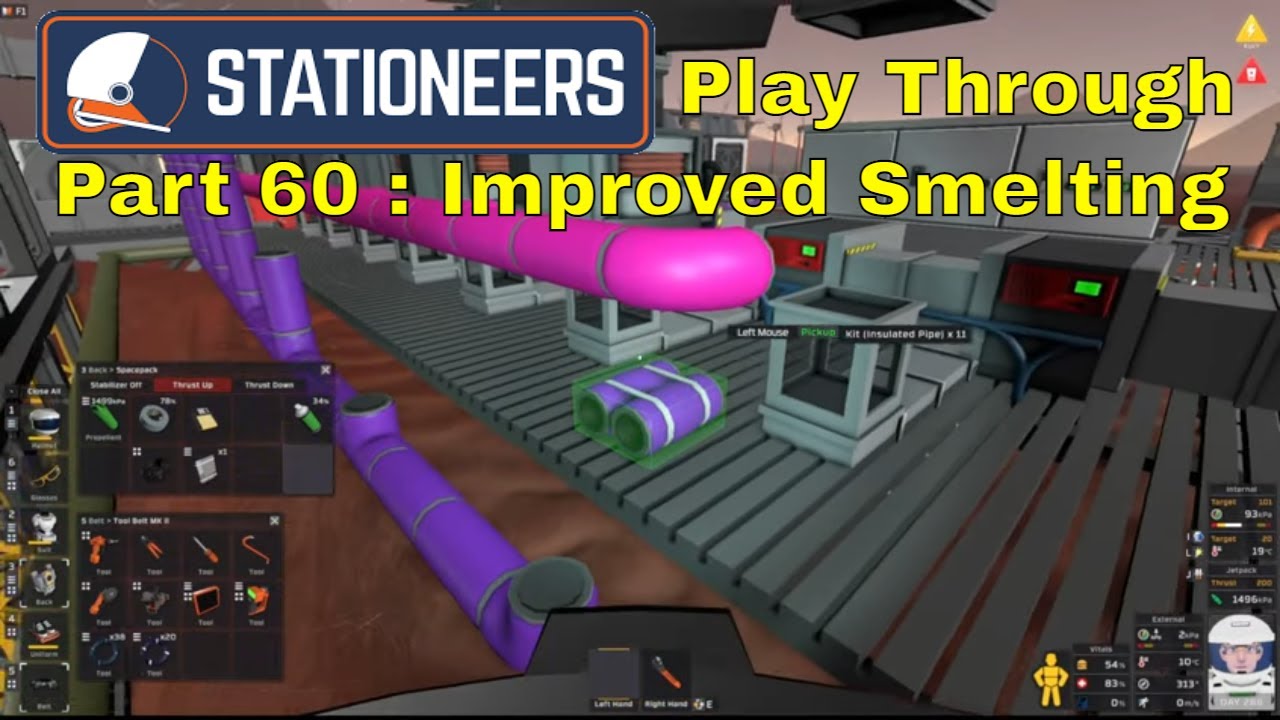 Stationeers Play Through Part 60 : Improved Smelting - YouTube