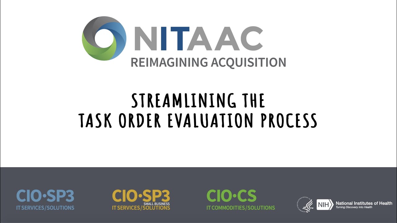 Streamlining the Task Order Evaluation Process - YouTube