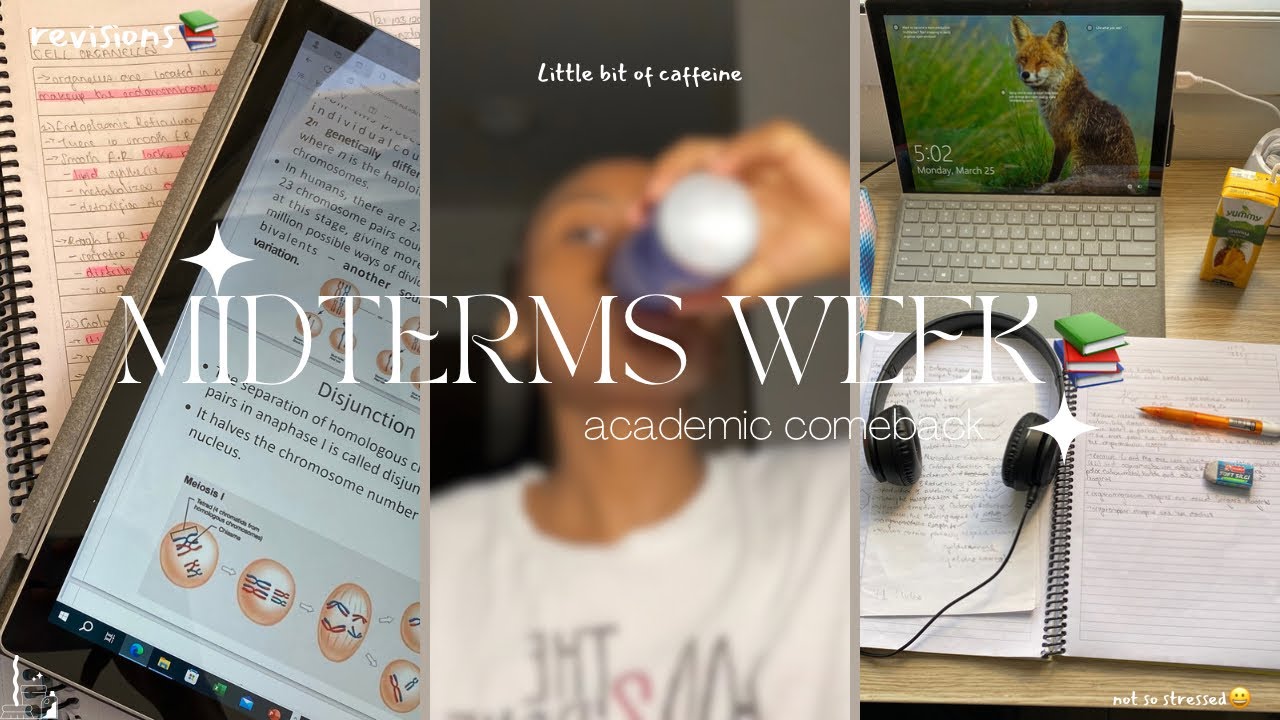 MIDTERMS WEEK | university vlog | revision | not so stressful exam😭🙏 ...
