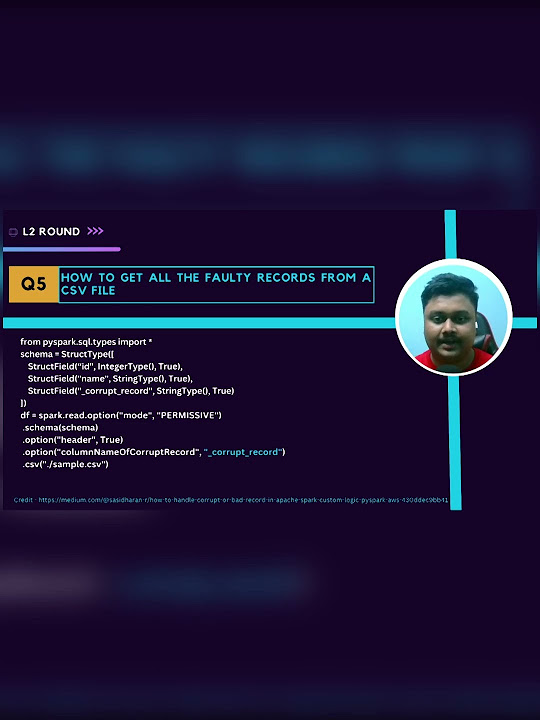 How To Capture All The Corrupted Records From A CSV File In Pyspark #databricks # ...