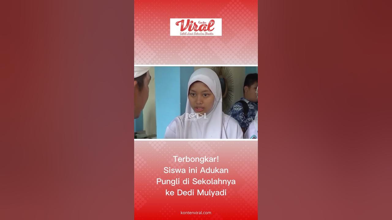 Siswi SMAN 7 Cirebon Adukan Keluhan ke Gubernur Jabar Terpilih Dedi Mulyadi tentang PIP - YouTube