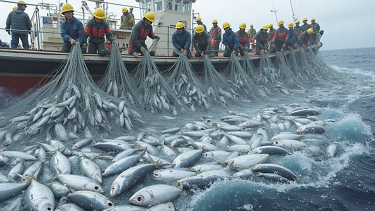Shock Tons of Herring Caught Every Day, Modern Trawlers Catch Herring ...