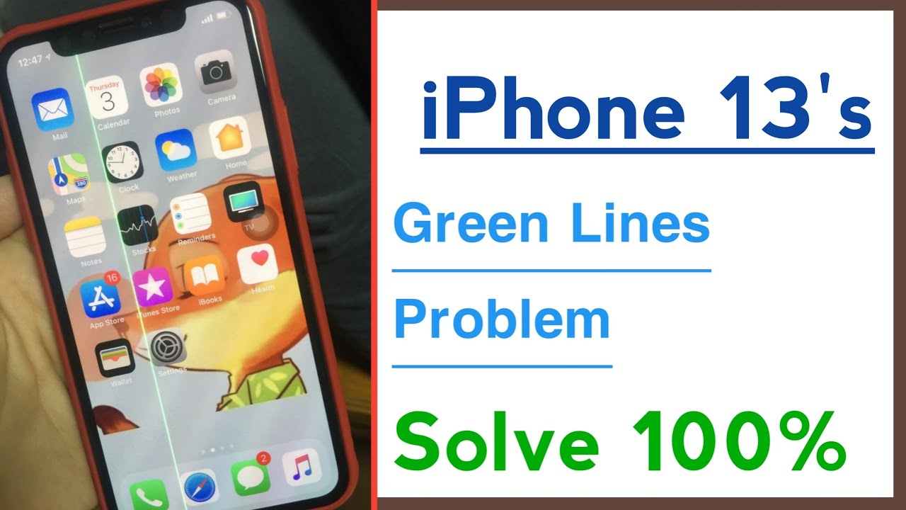 iPhone 13’s How To Fix Green Line Problem - YouTube
