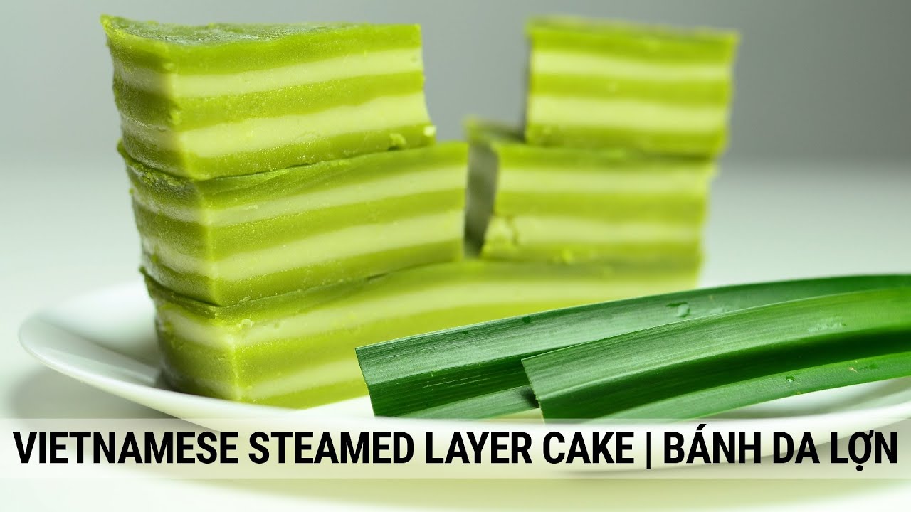 Authentic Bánh Da Lợn Recipe: Vietnamese Steamed Layer Cake Tutorial ...