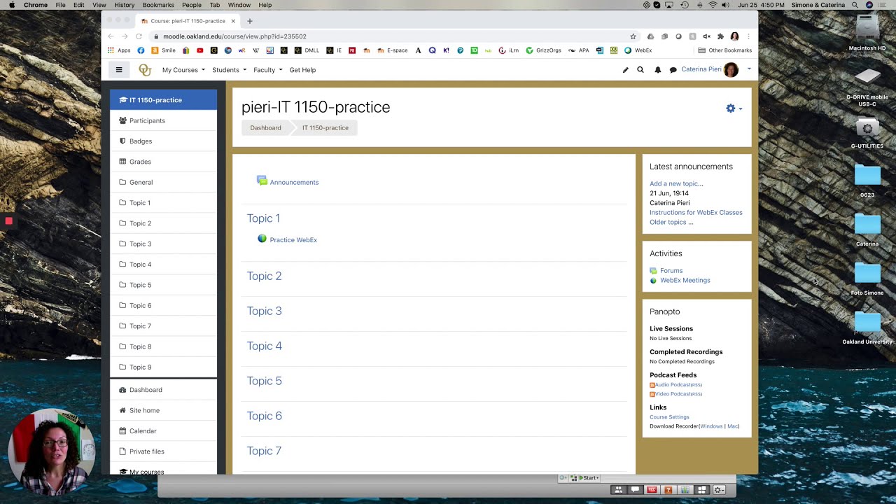 WebEx Training for Online Teaching - YouTube