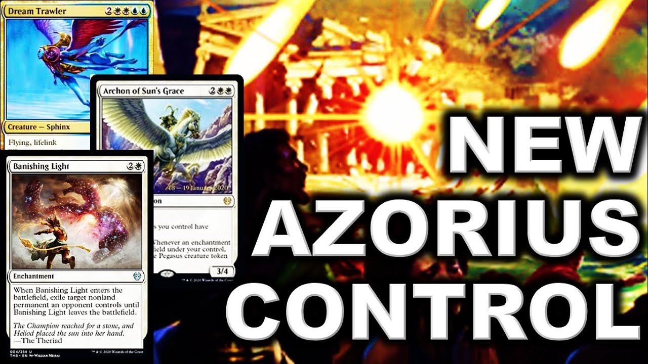 The New Azorius Control Deck MTGA Theros Beyond Death Standard - YouTube