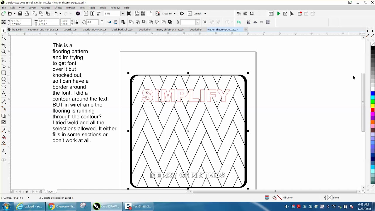 Corel Draw Tips & Tricks Weld Simplify - YouTube
