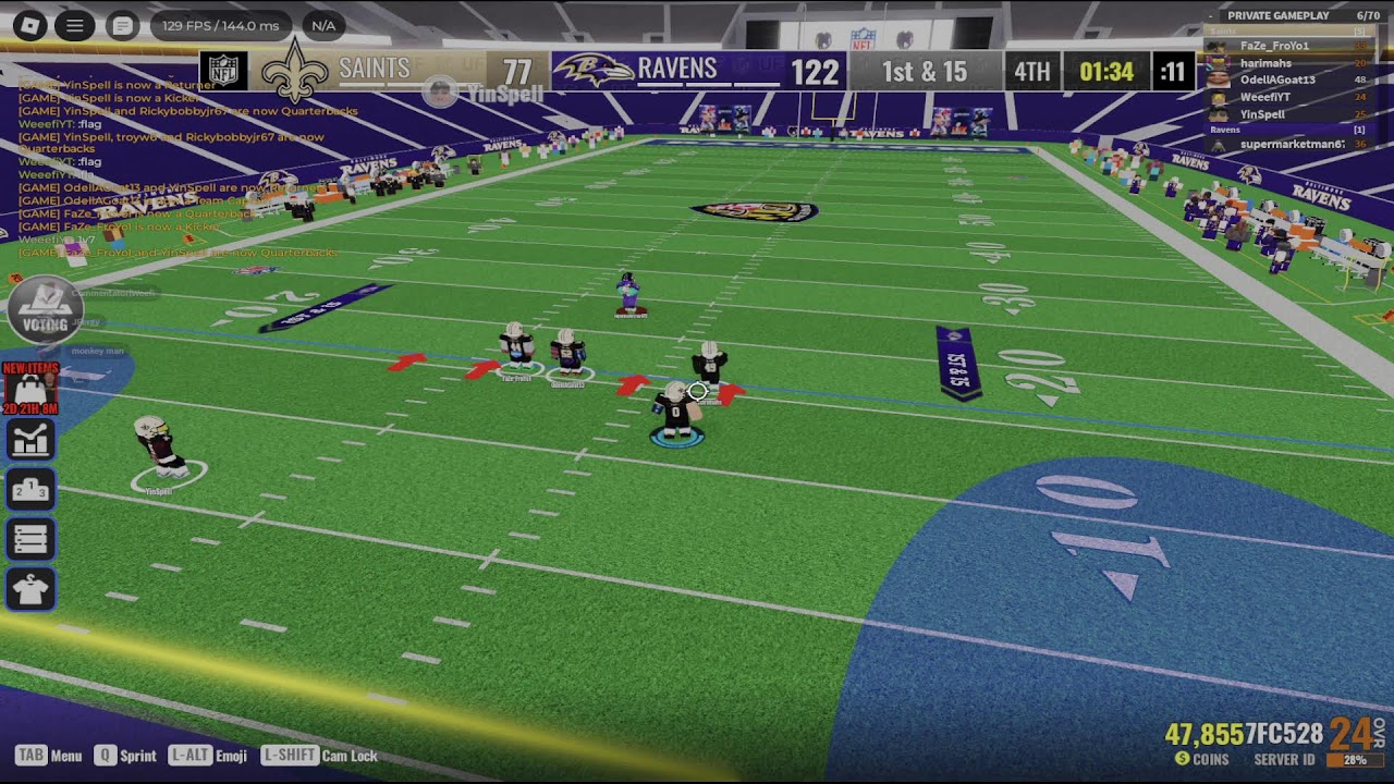 Saints vs Ravens | Week 3 Ultimate Football - YouTube