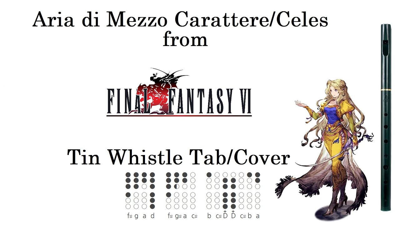 Aria di Mezzo Carattere - Tin Whistle Tab/Cover - YouTube