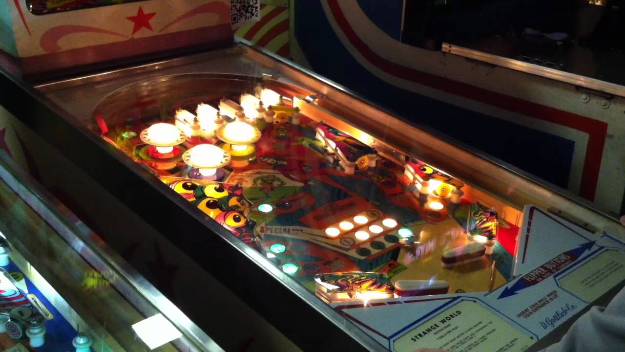 Gottlieb Strange World Pinball - YouTube