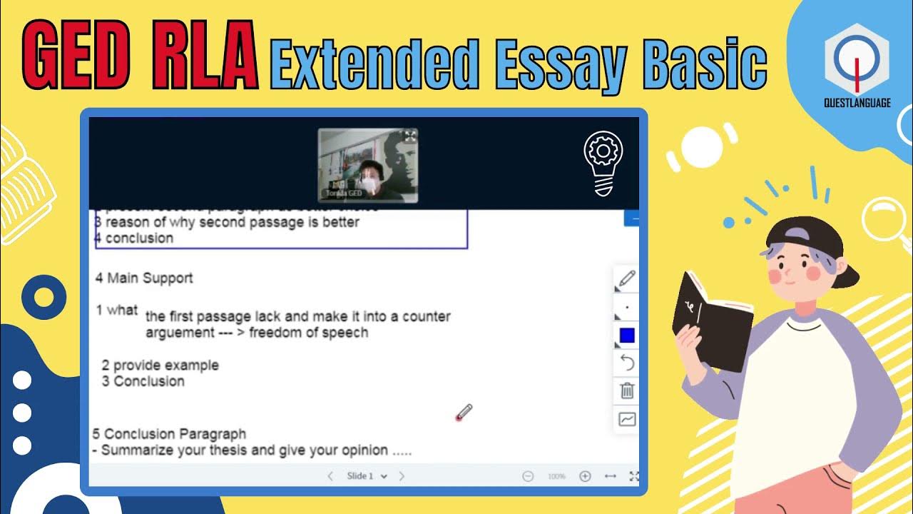 #GED RLA Extended Essay Basic ใครๆ กลัว GED RLA ว่าจะเขียน GED Extended ...
