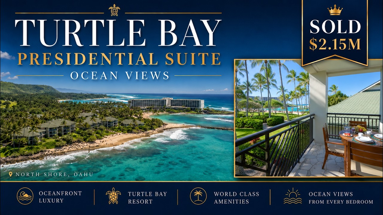Turtle Bay, Stunning Ocean Villa Unit with OCEAN VIEWS FROM EVERY ...