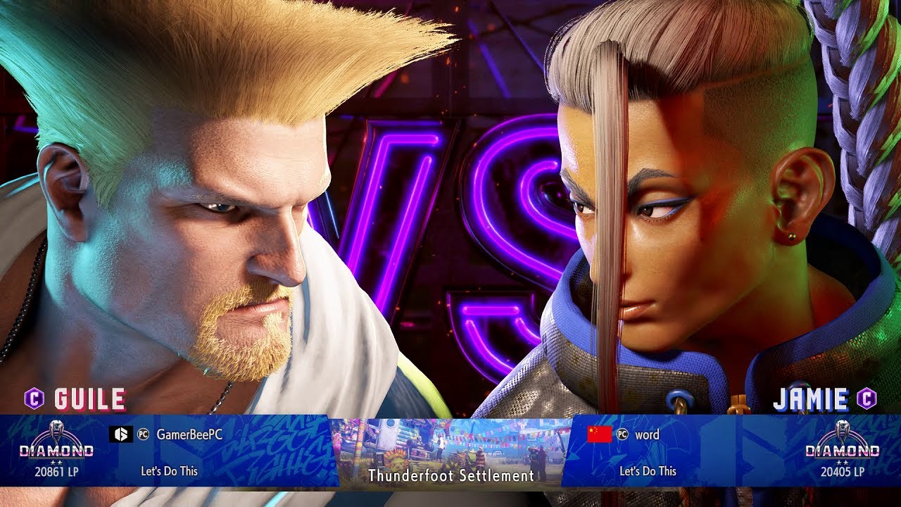 Street Fighter 6 - GamerBee (Guile) vs word (Jamie) SF6 Ranked Match - YouTube
