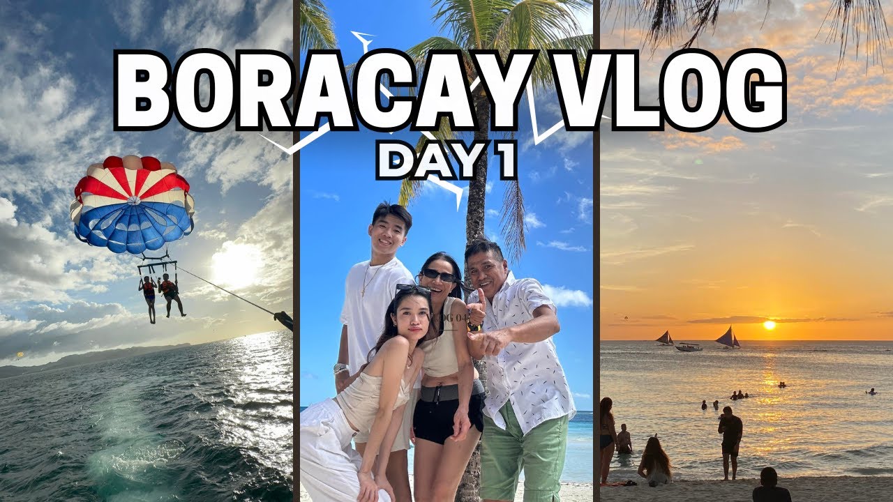 TRIP TO BORACAY DAY 1 | Parasailing Experience, Jasper's Tapsilog ...
