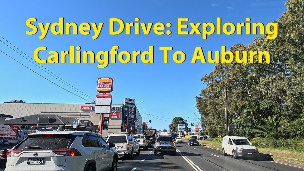 Sydney Drive in 4K: Exploring Carlingford To Auburn - YouTube
