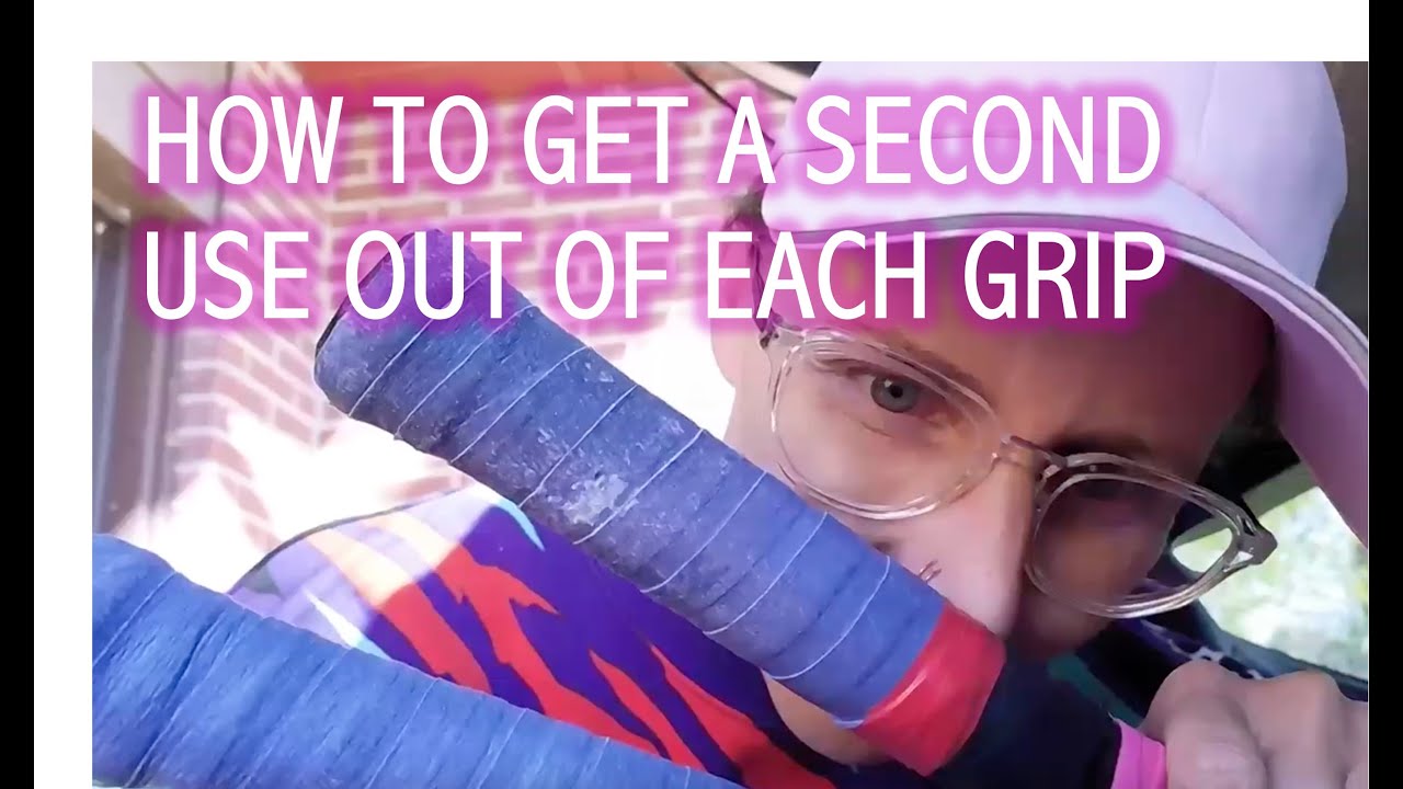 Tourna Grip Dry Feel Tennis Grip: How to get 2 uses out of your grip ...