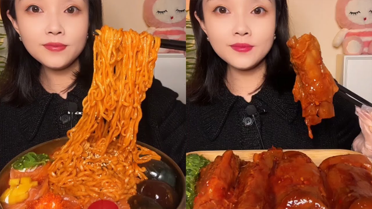 ASMR MUKBANG EP 1156 KOREAN EATING SHOW, EATING SPICY FOOD CHALLENGE 😱 ...