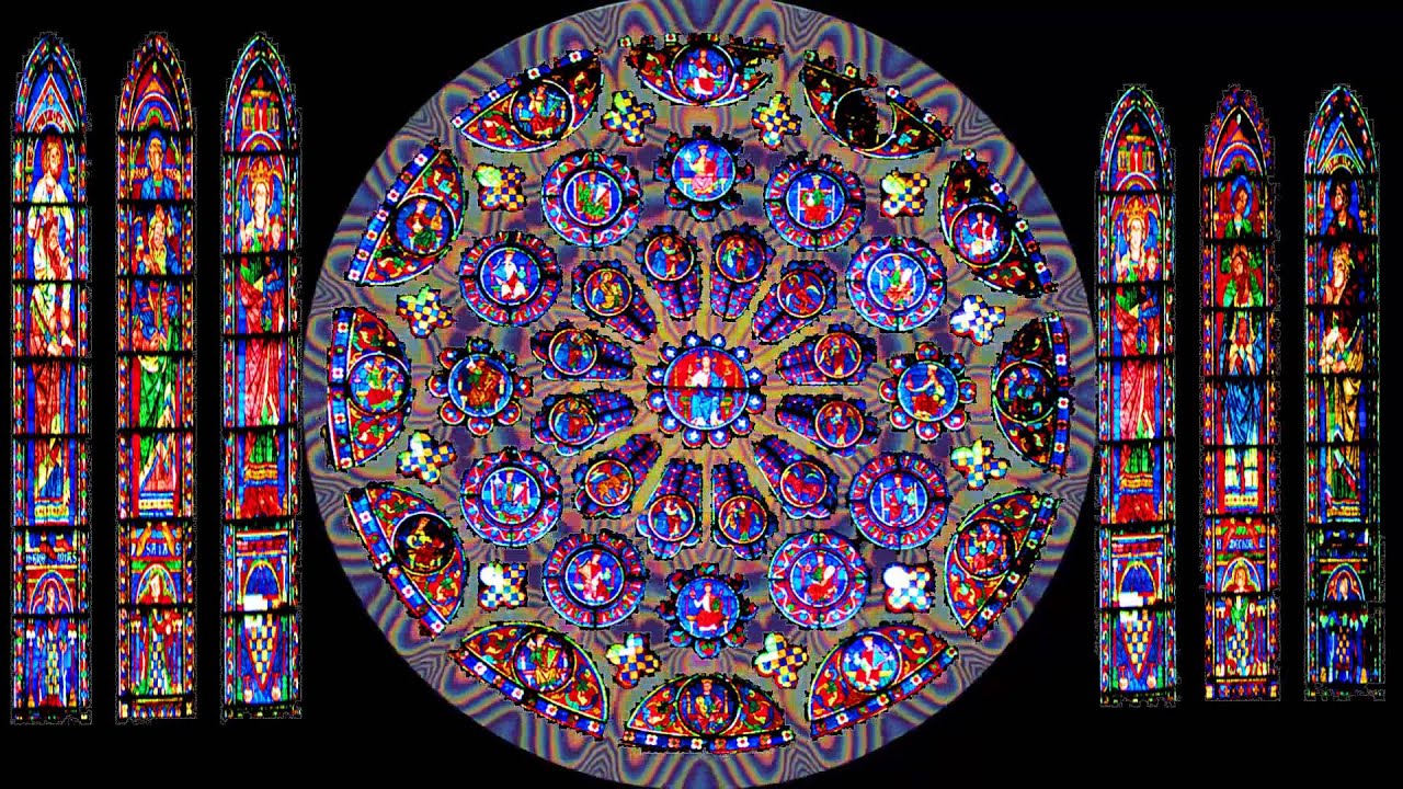 Stained Glass mandala - YouTube